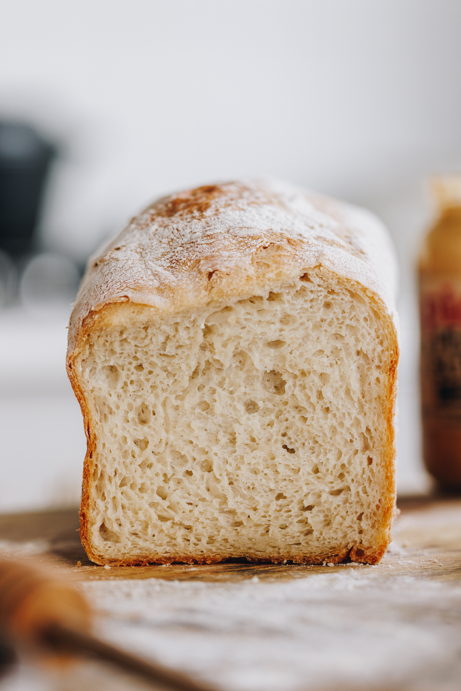 No-knead White Bread Loaf