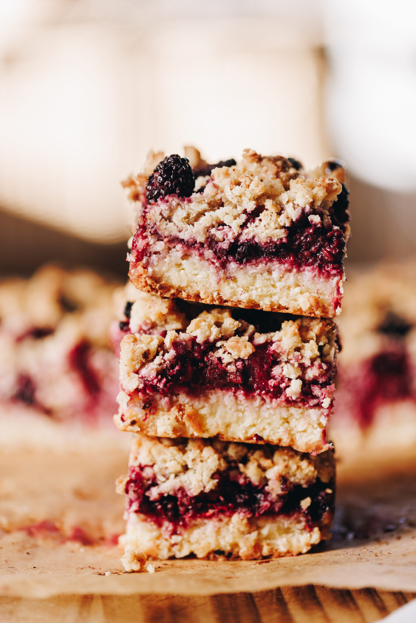 Berry Crumble Slice